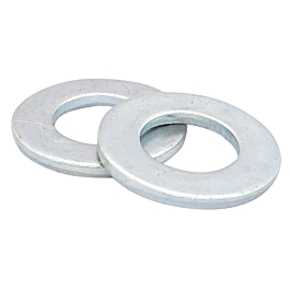 Sluitring M8 DIN 125 Galvanisch verzinkt - 100 stuks